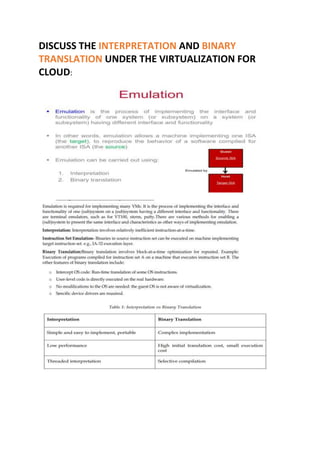 Virtualization in Cloud | PDF