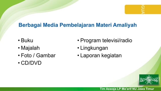 Unit 4. Pembelajaran Amaliyah Aswaja dan Ke NU an-edit_new.pptx