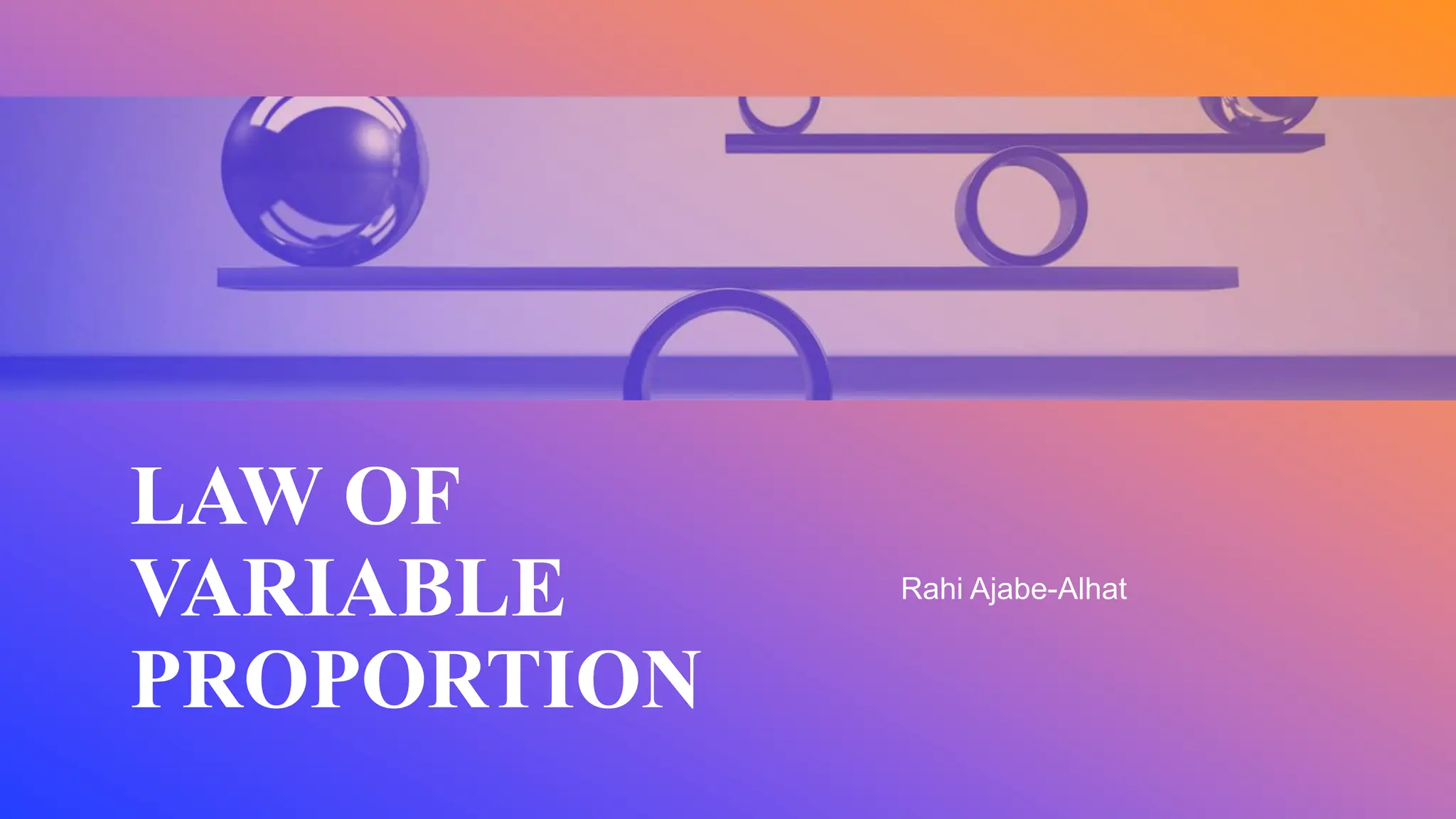 Law Of Variable Proportion Ppt 6721