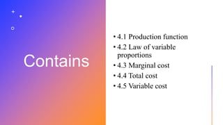 Law of Variable Proportion | PPTX