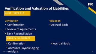 Verification and Valuation of Asset & Liabilities | PPTX | Stocks and ...