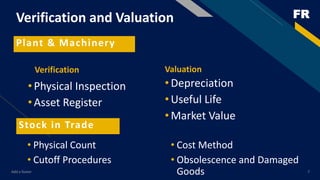 Verification and Valuation of Asset & Liabilities | PPTX | Stocks and ...