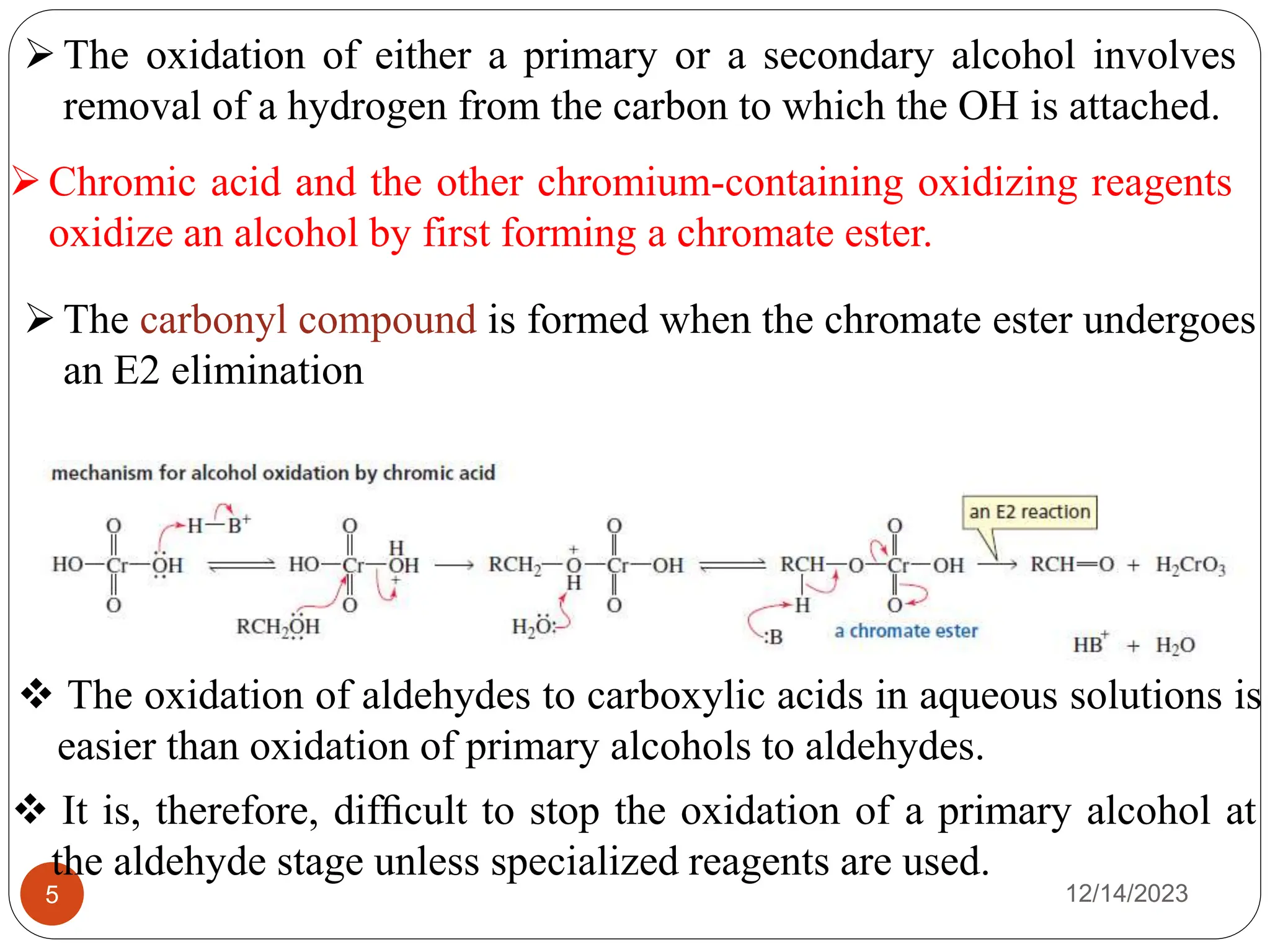 organic chemistry, oxidation reduction reaction | PPTX