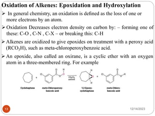 organic chemistry, oxidation reduction reaction | PPTX