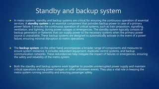 electrical systems in metro system and engineering | PPTX