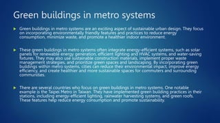 electrical systems in metro system and engineering | PPTX