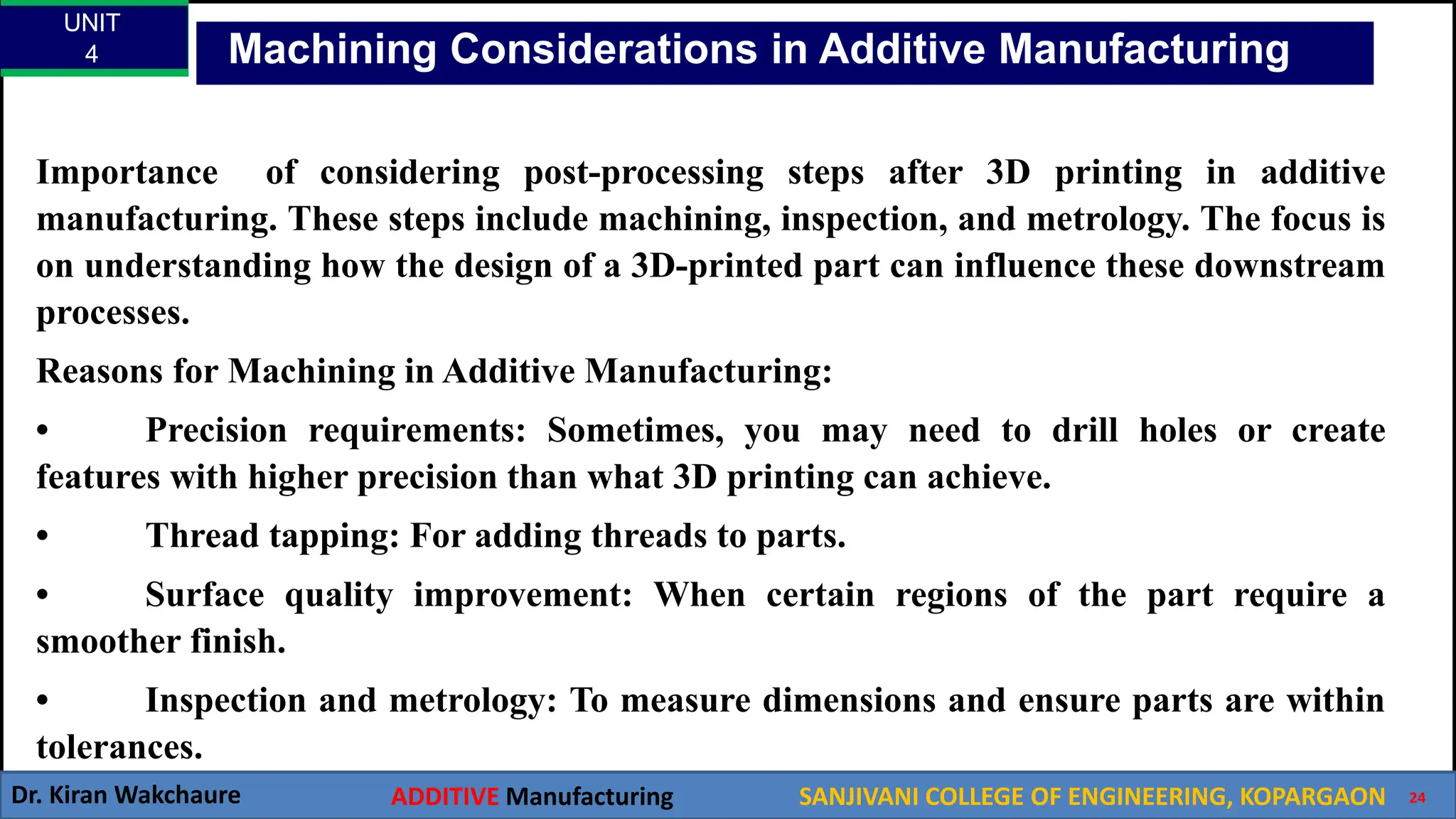 Design for Additive Manufacturing - Introduction | PPTX