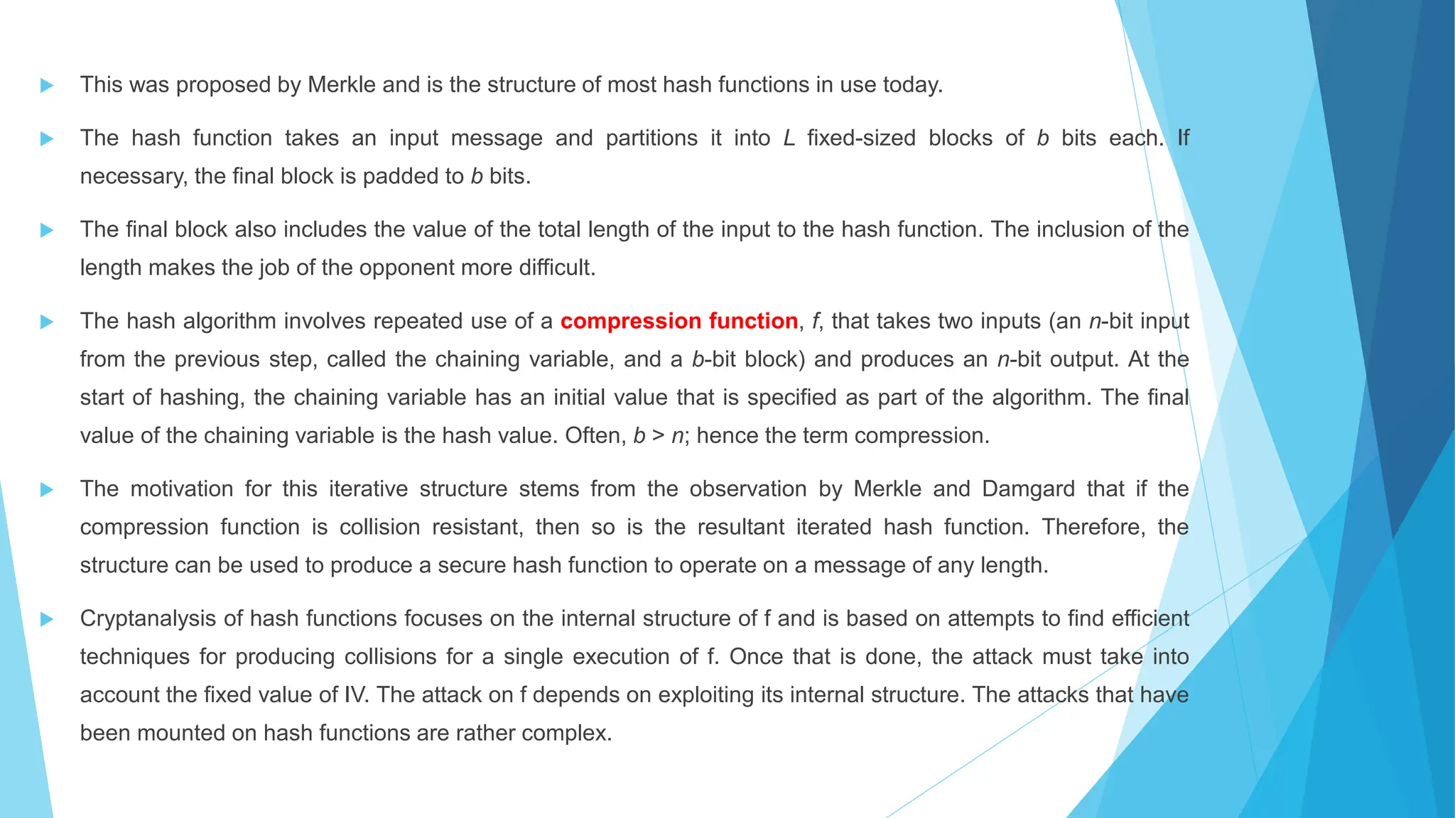 Unit 4pptx Of Hash Function In Cryptography Pptx Programming