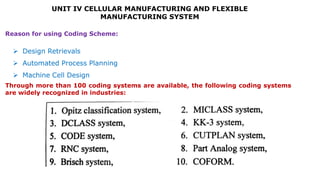 cellular manufacturing for production system | PPT