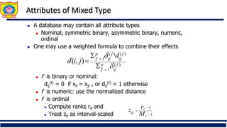 Cluster Analysis: Measuring Similarity & Dissimilarity | PDF