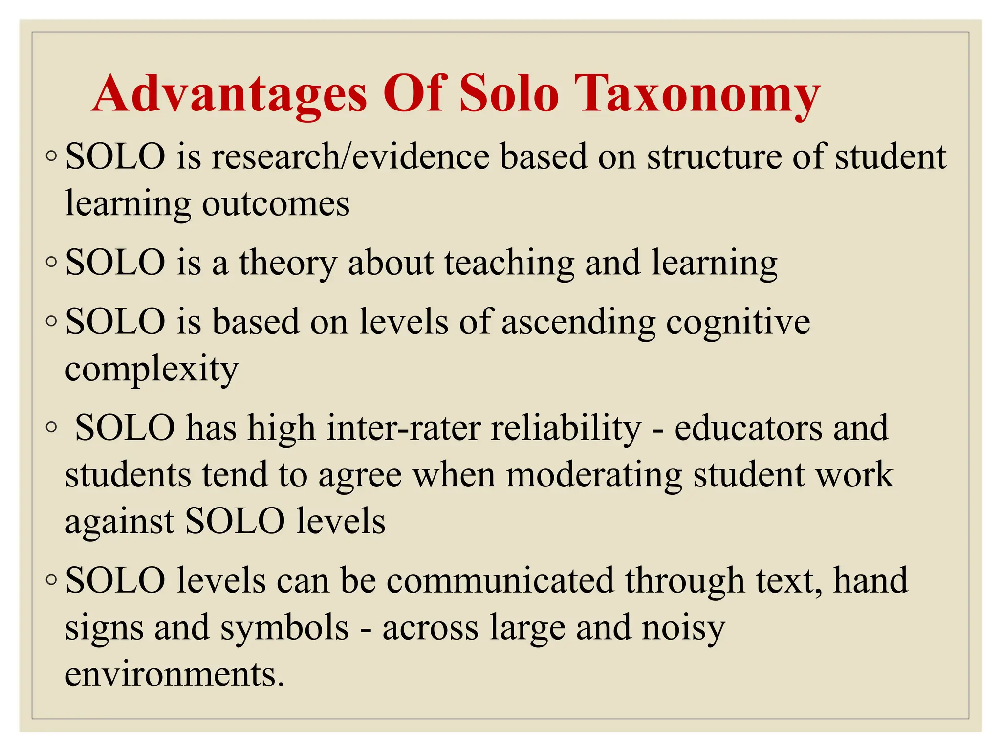 Unit 4. Solo taxonomy/ Solo taxonomy ..pptx