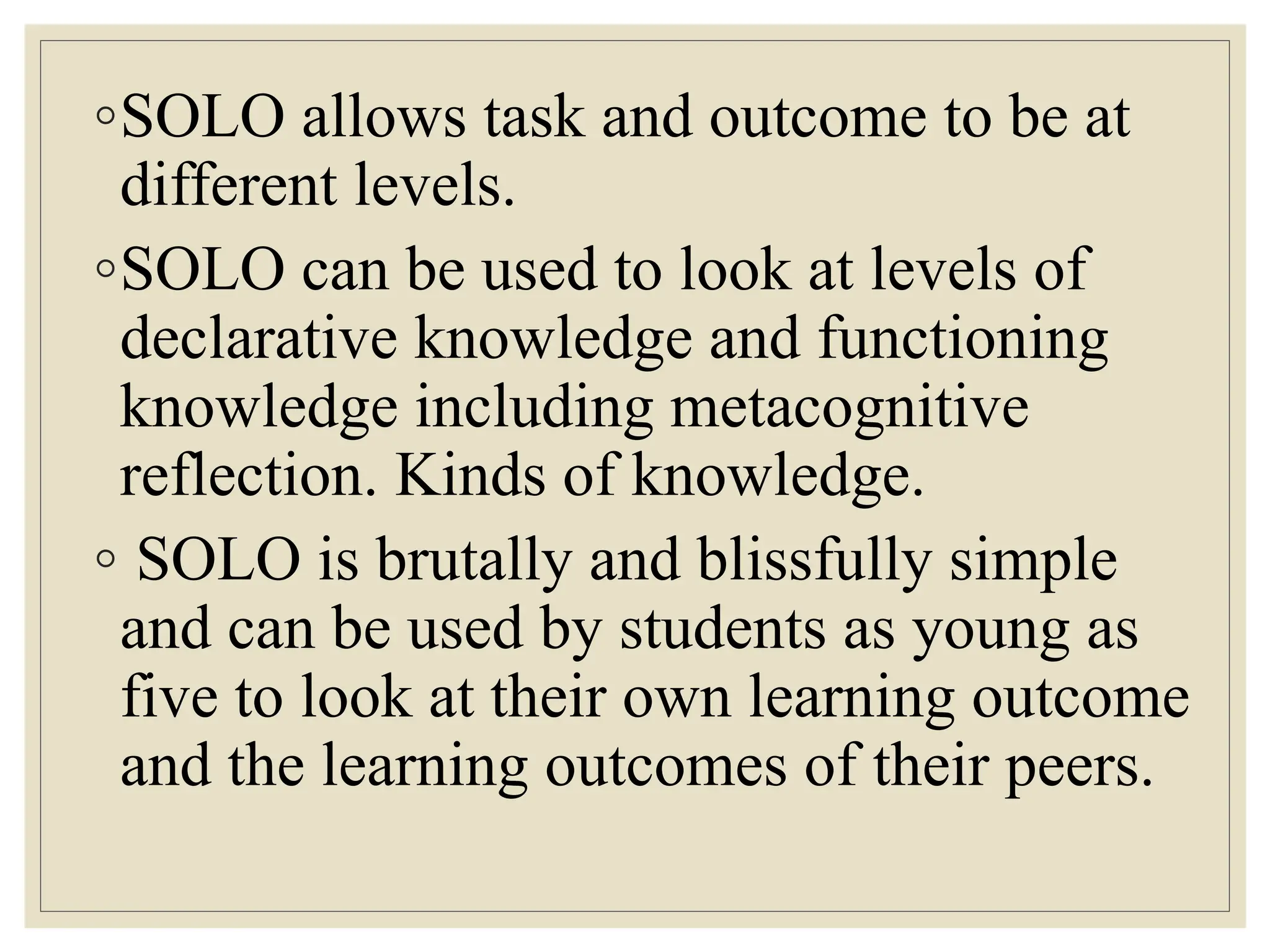 Unit 4. Solo taxonomy/ Solo taxonomy ..pptx