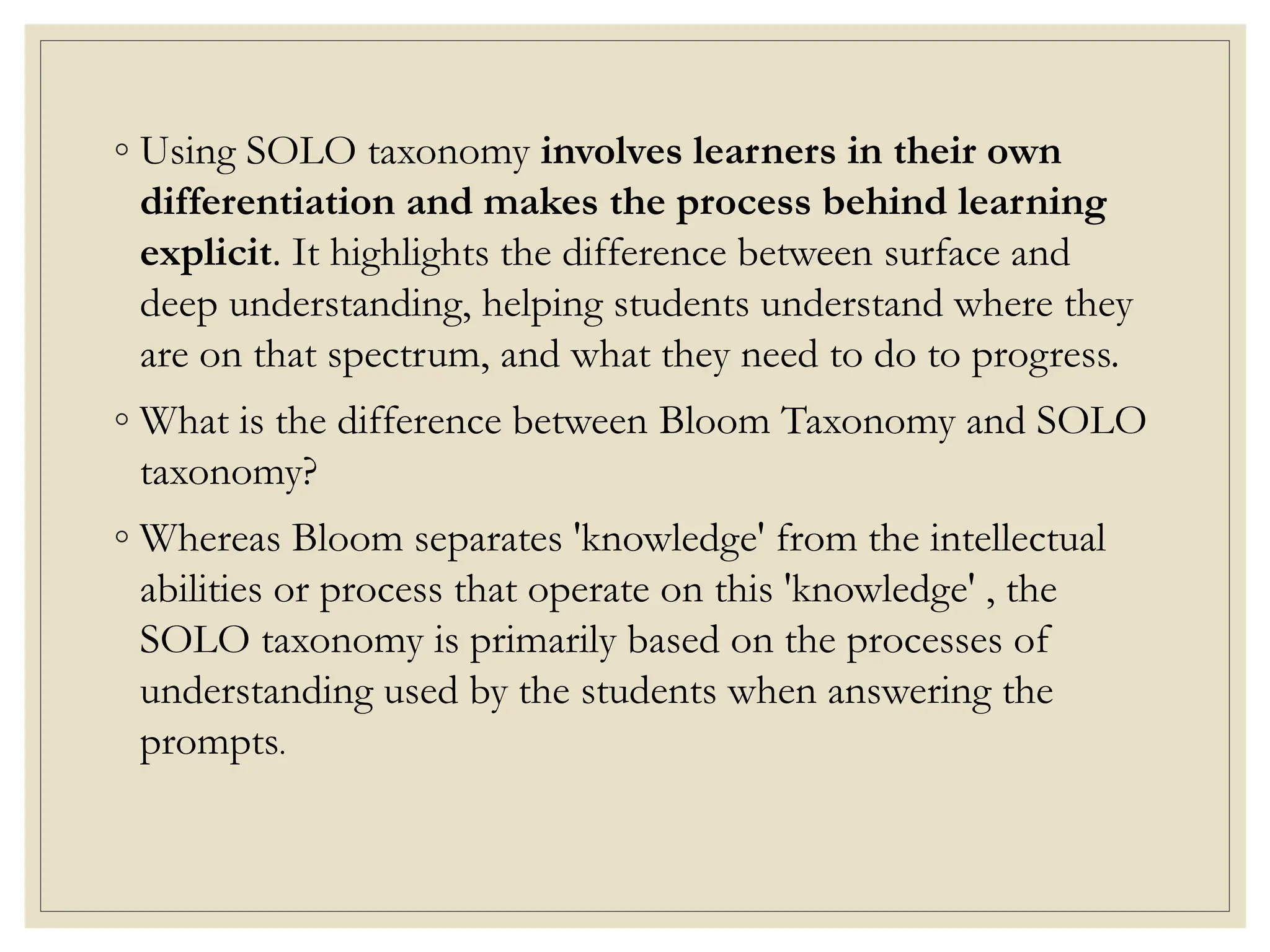 Unit 4. Solo taxonomy/ Solo taxonomy ..pptx