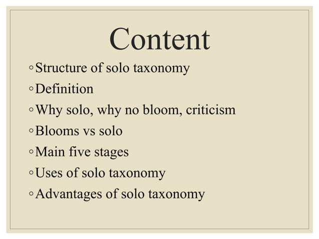 Unit 4. Solo taxonomy/ Solo taxonomy ..pptx
