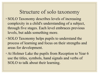 Unit 4. Solo taxonomy/ Solo taxonomy ..pptx