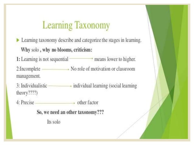 Unit 4. Solo taxonomy/ Solo taxonomy ..pptx