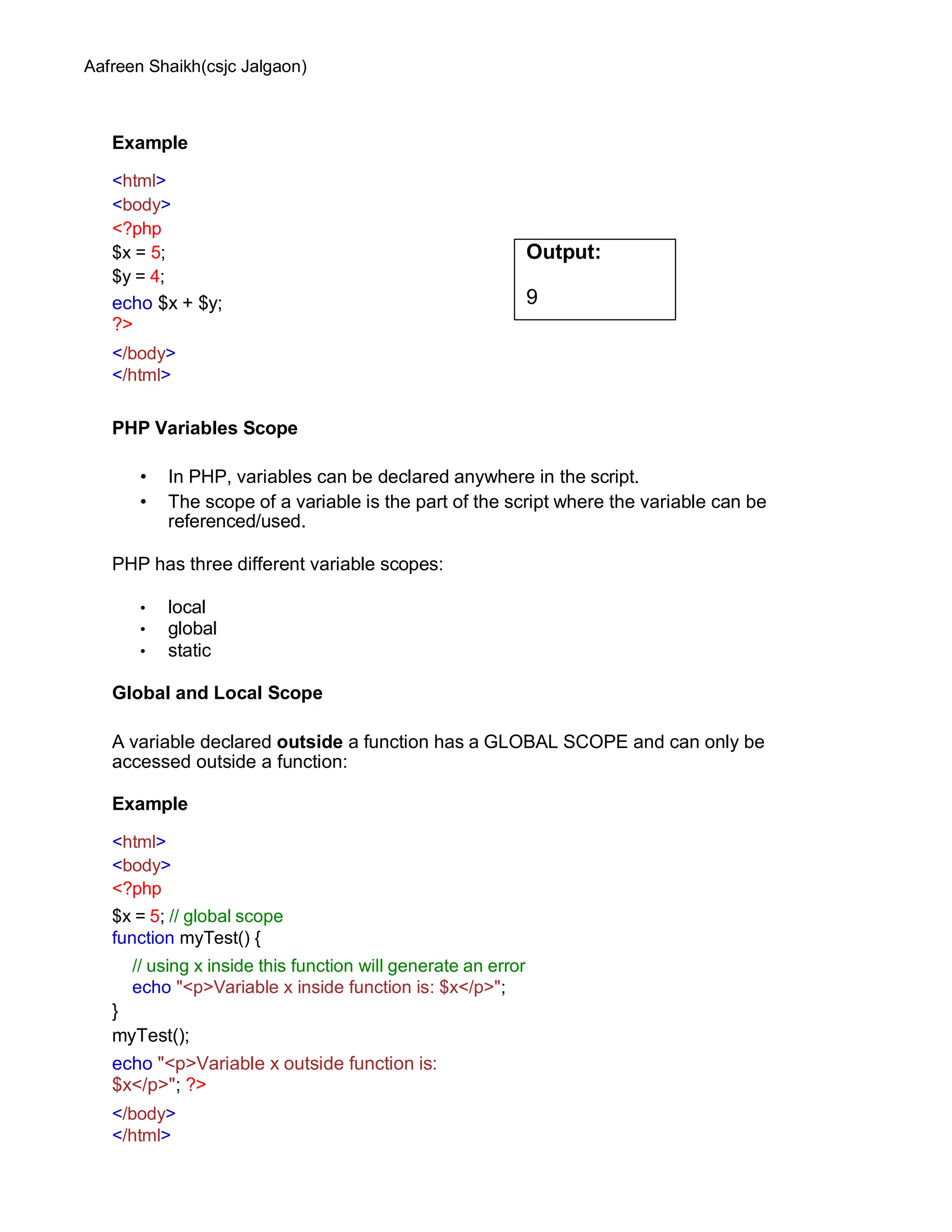 Unit4pdf Php Basic Programming For Begginers Pdf