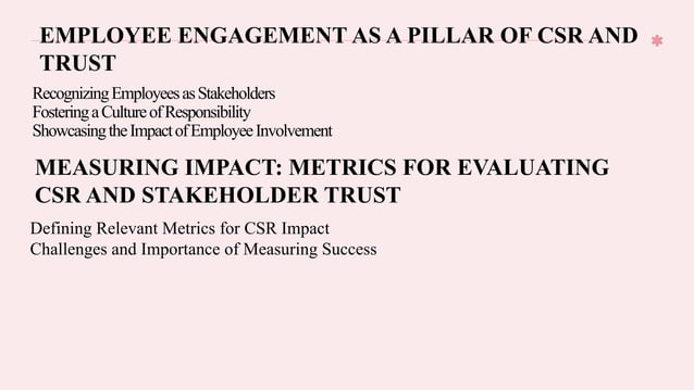 Corporate social Responsibility (CSR) Strategies and Frameworks | PPT
