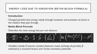 Interaction of nuclear radiation with matter | PPT