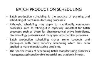 Production scheduling, planning material.ppt
