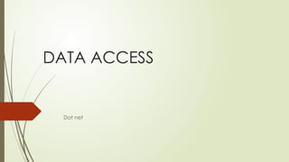 Unit4.pptx Data Access File System Data | PPTX