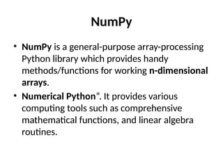 Unit 4 python libraries and function .pptx