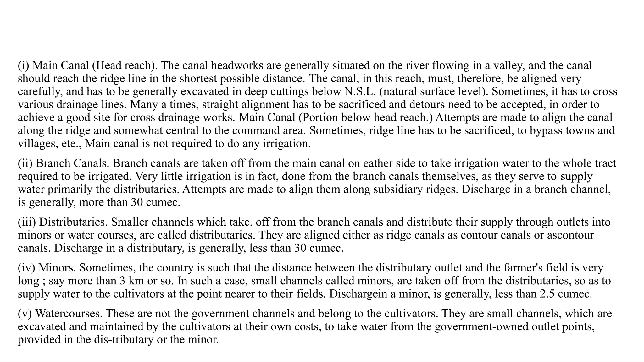 Unit 4 Canal irrigation and command area development | PPTX