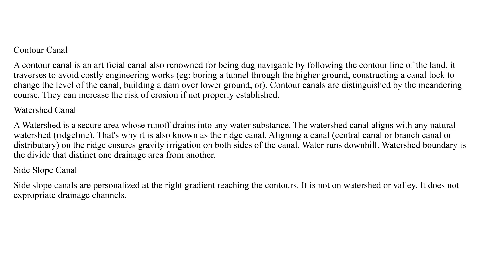 Unit 4 Canal irrigation and command area development | PPTX