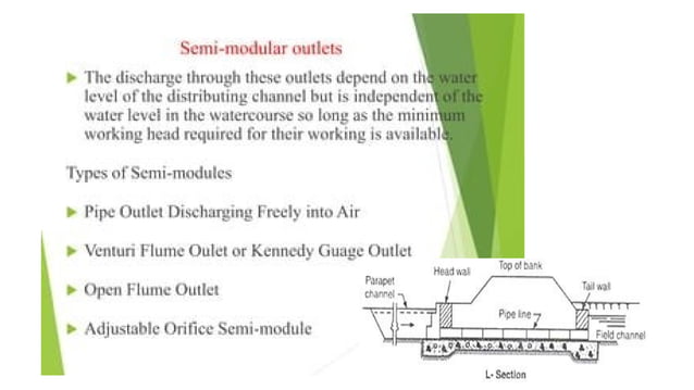 Canal irrigation and command area development | PPT | Free Download