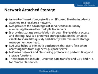 Network Attached Storage - Information Storage and Management | PPTX