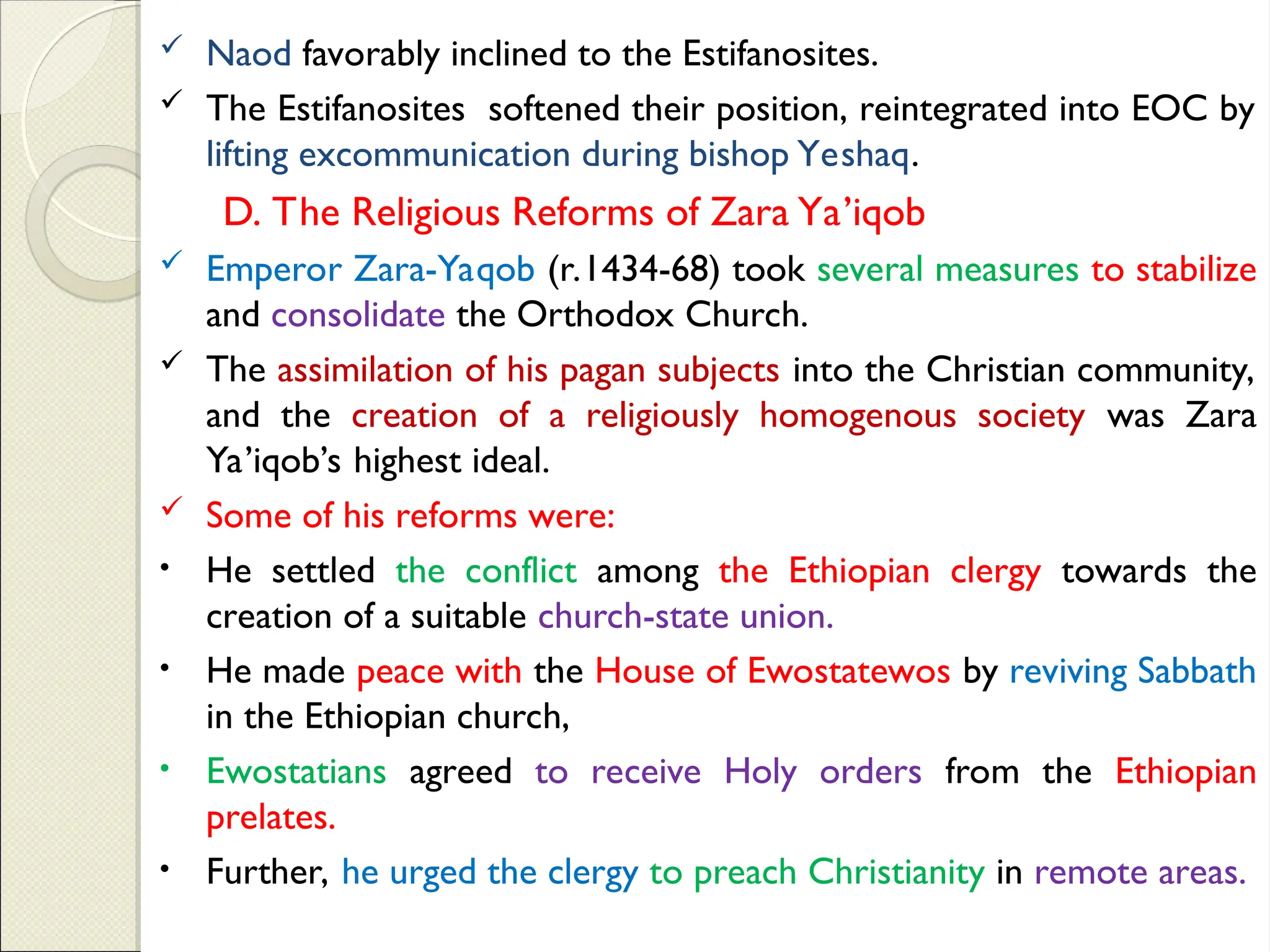 Unit 4.ppt HISTORY OF ETHIOPIA AND THE HORN CH 4 | PPT