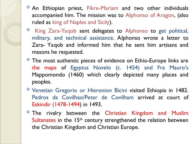 Unit 4.ppt HISTORY OF ETHIOPIA AND THE HORN CH 4 | PPT