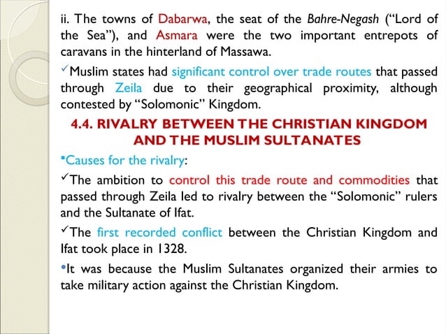 Unit 4.ppt HISTORY OF ETHIOPIA AND THE HORN CH 4 | PPT