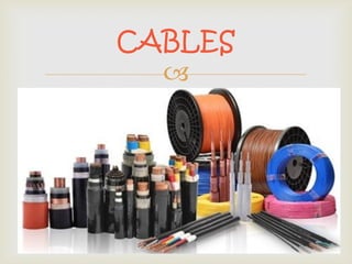 electrical cables description and uses | PDF