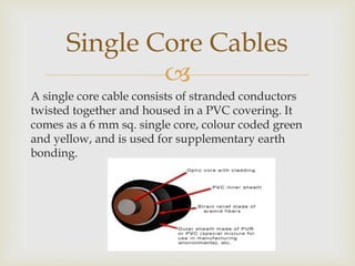 electrical cables description and uses | PDF