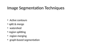 computer vision unit 4 ppt as per gtu syllabus | PPTX