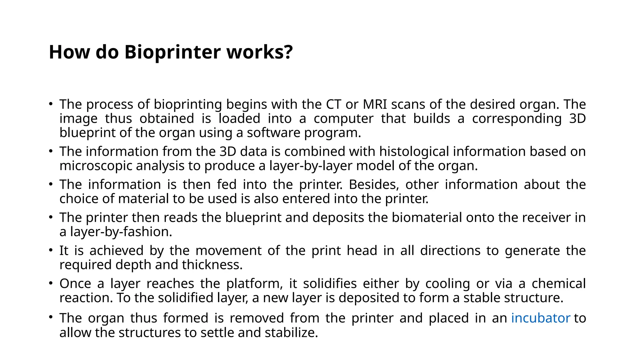 UNIT 4 talks about types of 3d bio printing techniques. | PPT