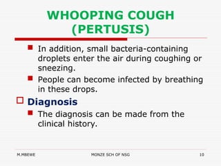 UNIT 4.5 WHOOPIN COUGH and DIPHTHERIA.ppt
