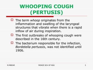 UNIT 4.5 WHOOPIN COUGH and DIPHTHERIA.ppt