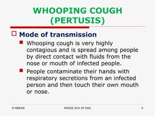 UNIT 4.5 WHOOPIN COUGH and DIPHTHERIA.ppt