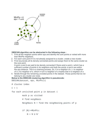 introduction to machine learning unit iv | DOCX
