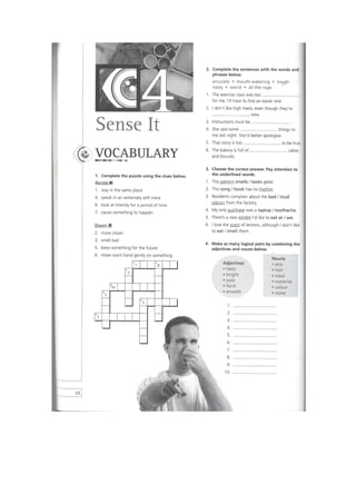 Workbook, exercises for practice Unit 4 - Sense It (2nd of Bat).pdf