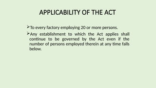 Employee State Insurance Act and ESI Wages Calculation and cases | PPTX