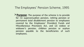 Employee State Insurance Act and ESI Wages Calculation and cases | PPTX