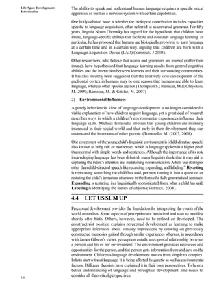 Perceptualnd Language Development in human | PDF