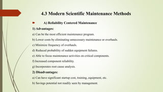 Maintenance Management, Planning, Scheduling and Techniques | PPT