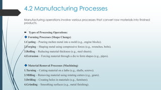 Manufacturing industries and products ppt | PPT