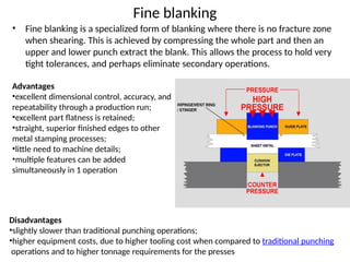 Blanking ,Piercing, Coining, Spinning sheet metal operations | PPT