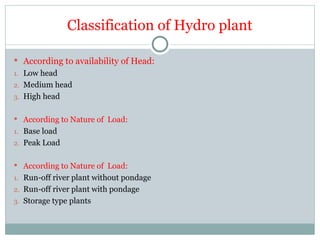 Hydro energy sources and its applications | PPT