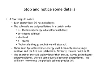 Unit 4 2 electron configurations | PPT